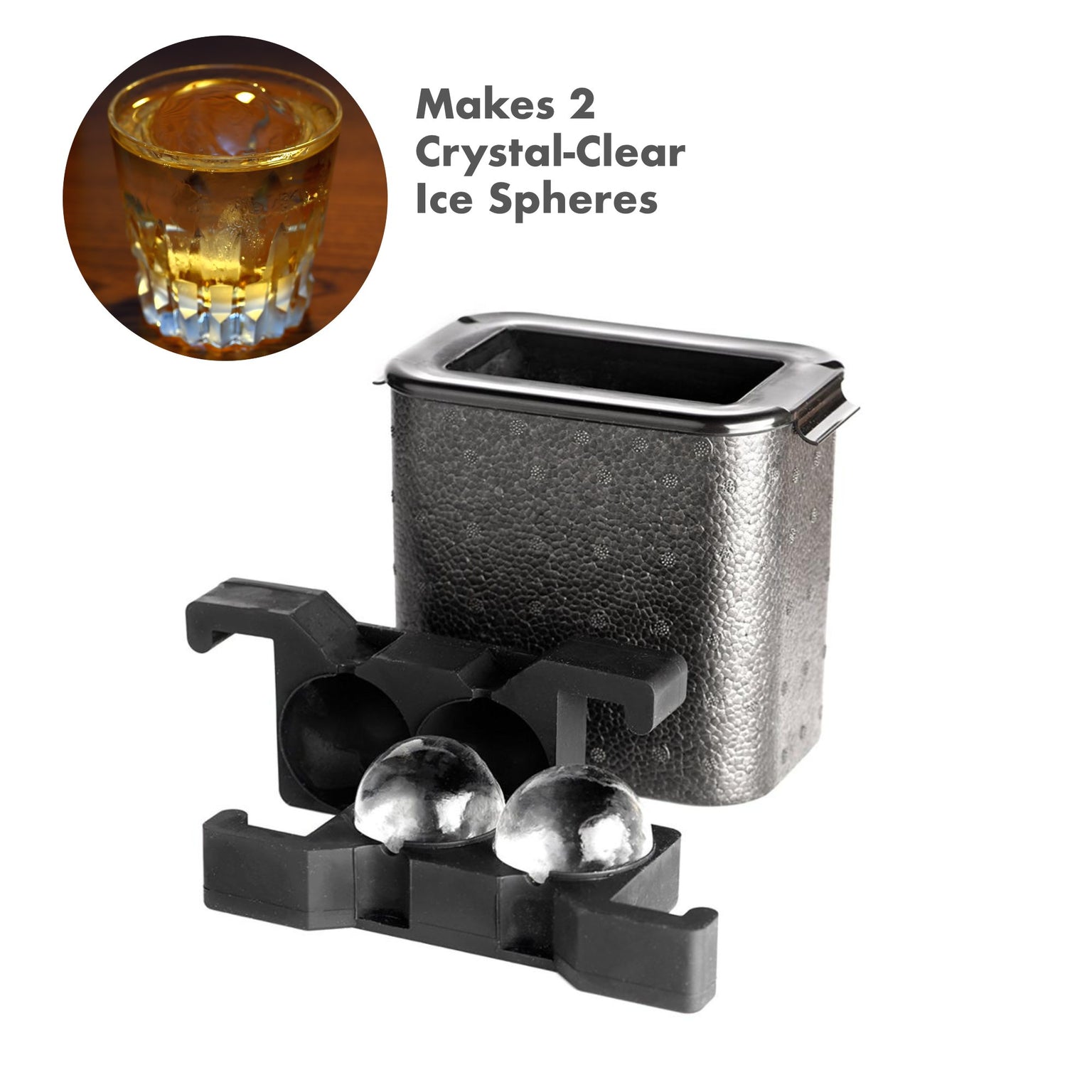 Sphere Ice - Whiskey Ice & Cocktail Ice Balls - Dramson